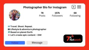 300+ Photographer Bio for Instagram (Best for 2025)
